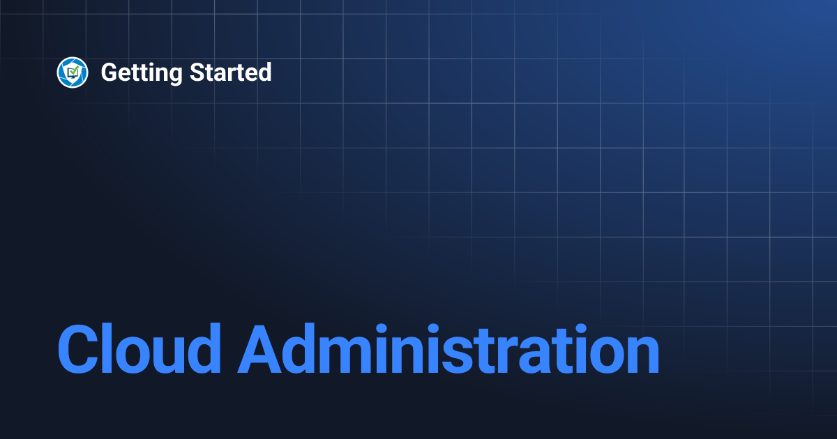 Cloud Administration | Getting Started